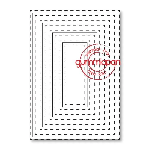 Scalloped Nesting Rectangles — Color Me Nordic