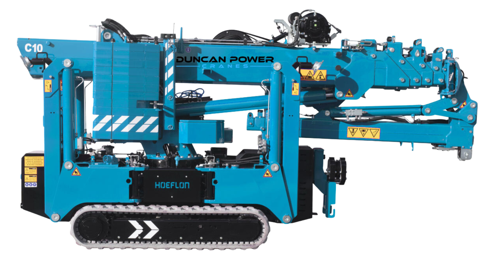 Hoeflon C10e - Mini Crane Hire Sydney — New Age Cranes & Installations