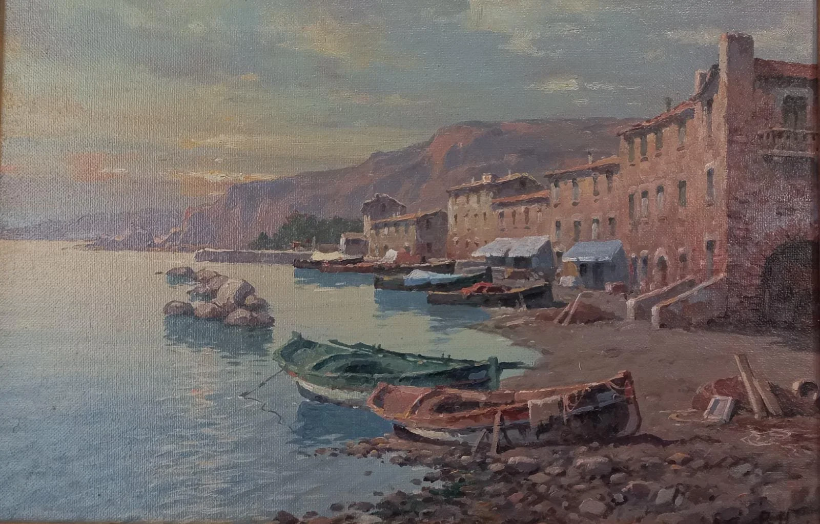 Marina all'Elba | Old Paintings Online | Salò Brescia