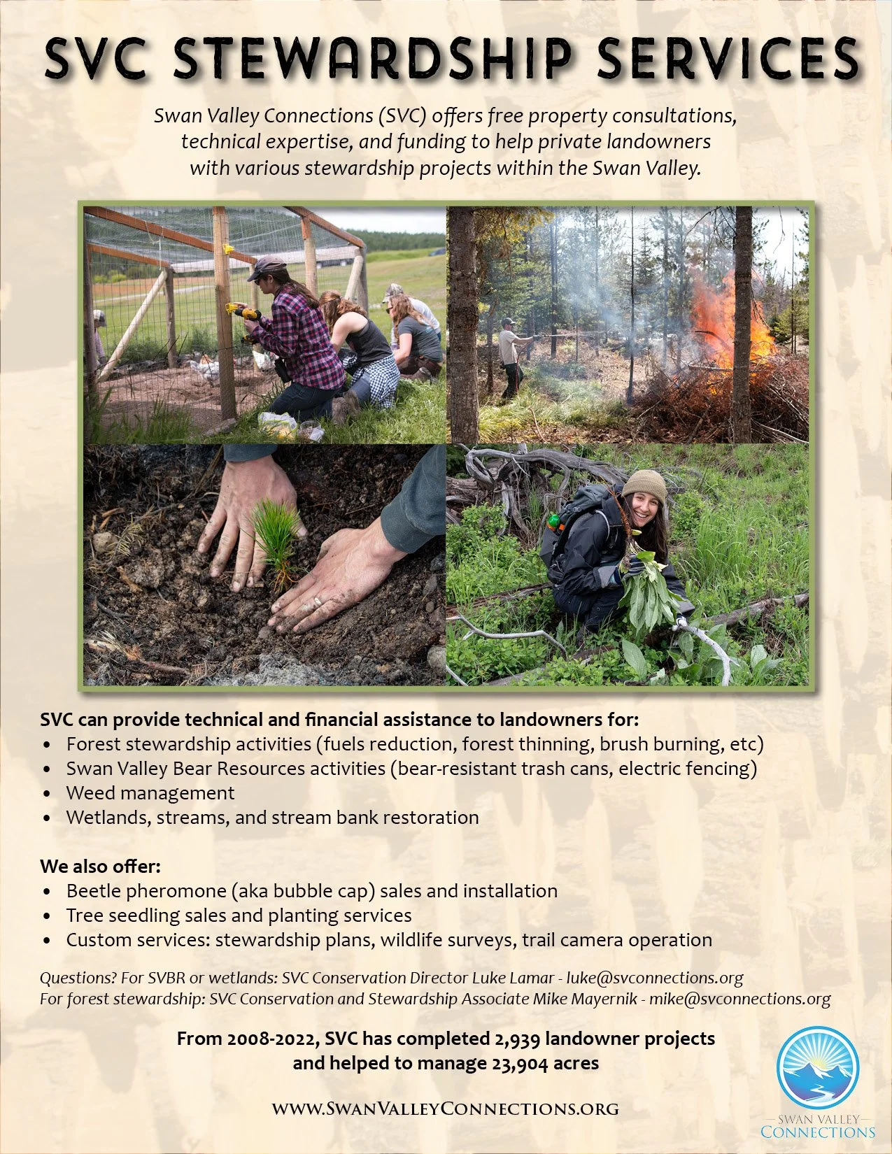 Stewardship Services — Swan Valley Connections