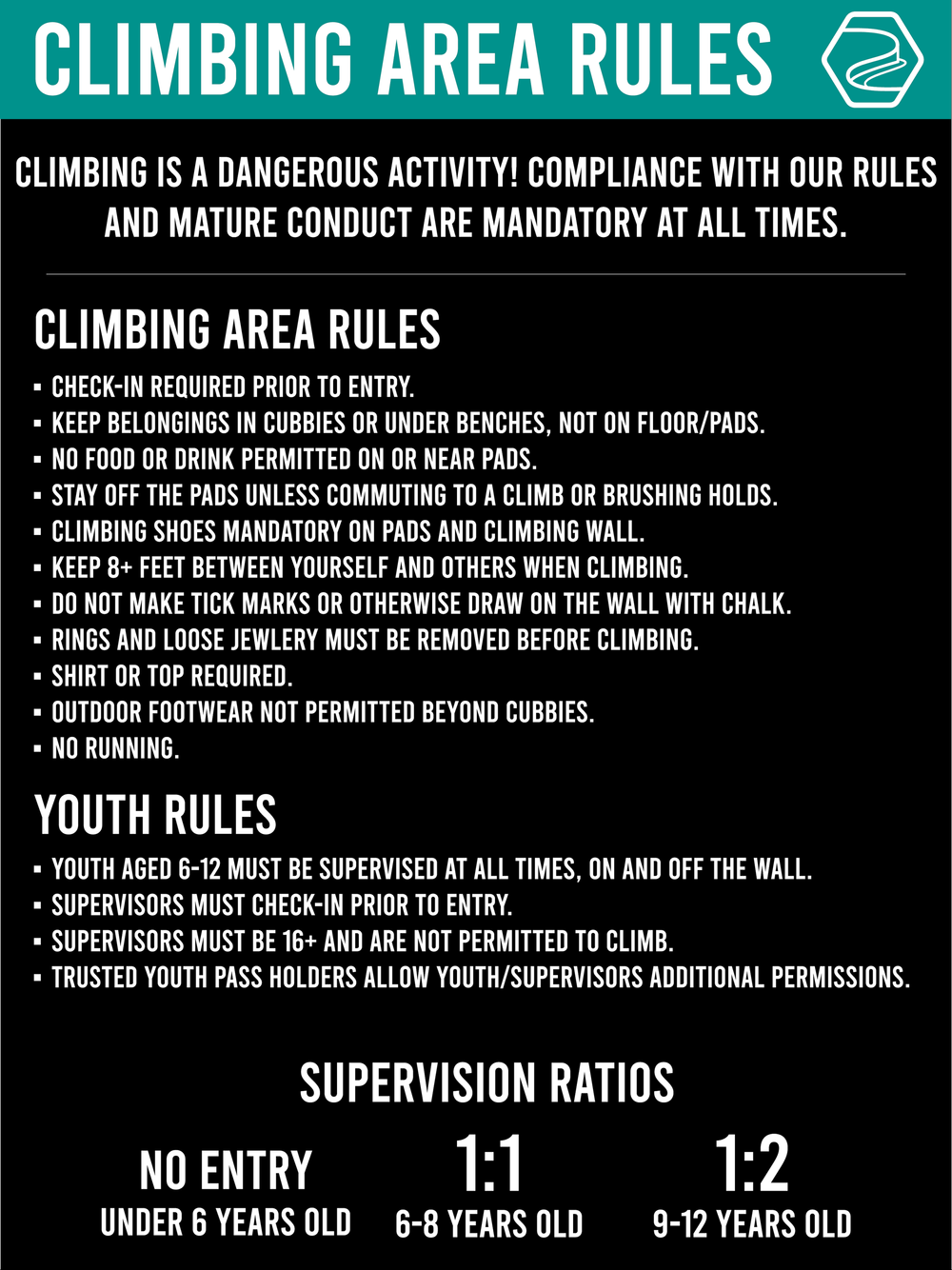 Rules, Etiquette, and Safety — The Cove Bouldering and Cafe