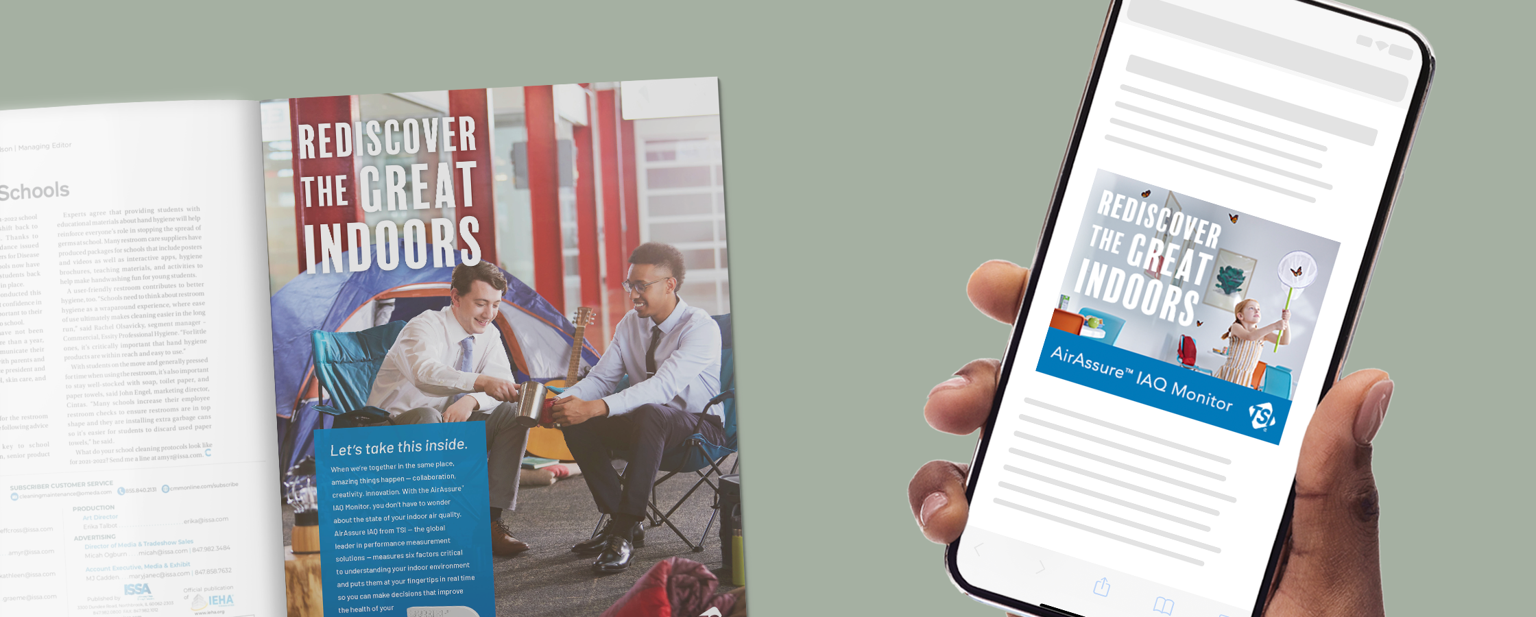 Ad concepts for an indoor air quality monitor — Deline Design Co