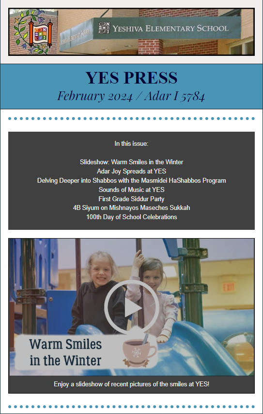YES Press — Yeshiva Elementary School - Milwaukee