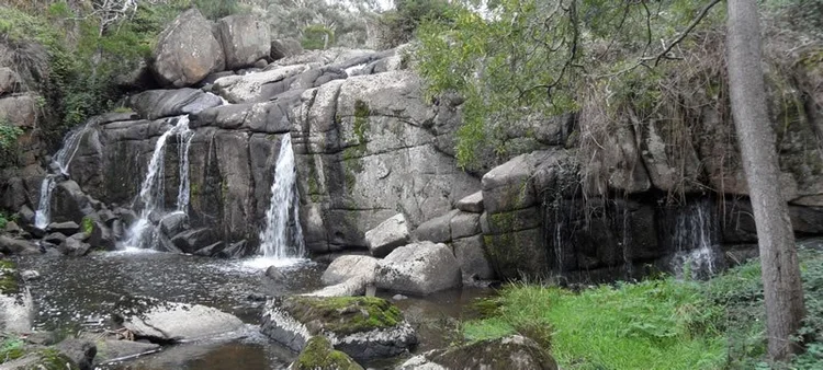 Waterfalls: Moorabool Falls, Lal Lal Falls and Granite Falls