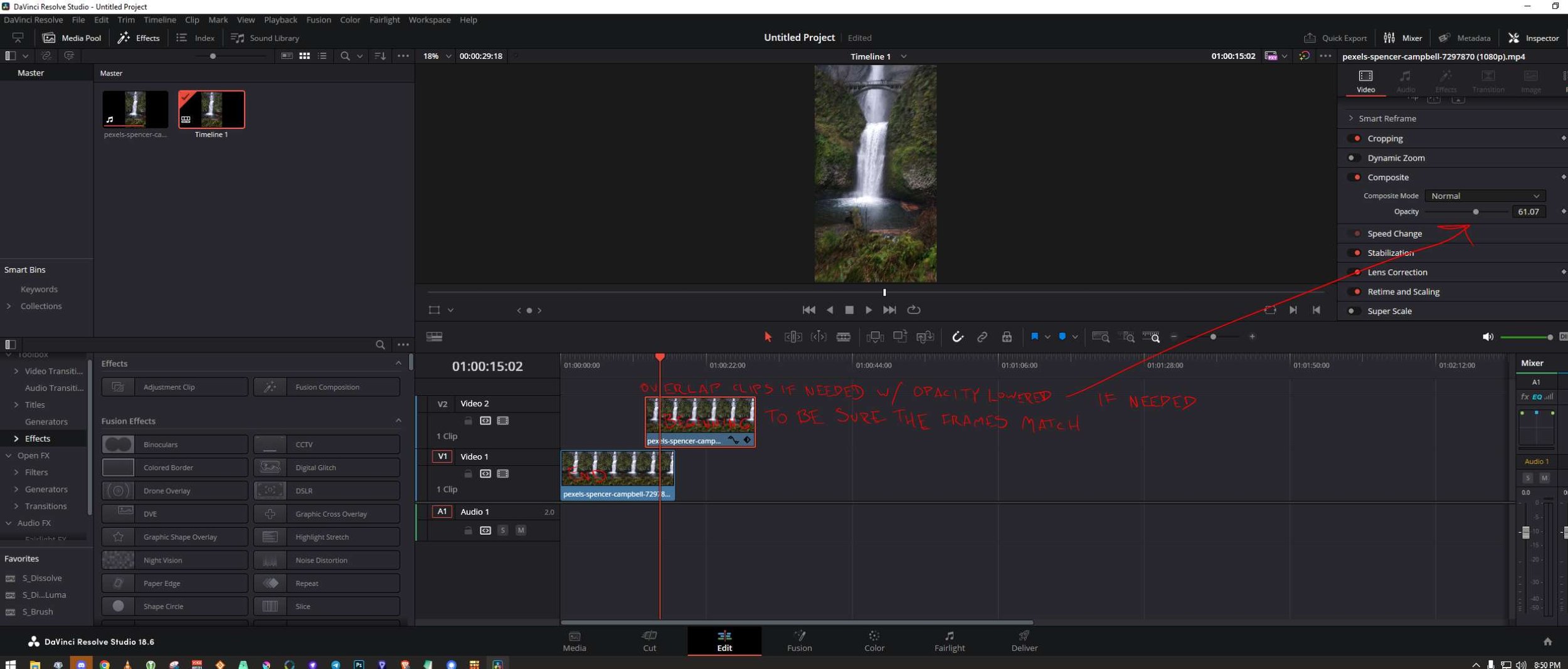 Creating Seamless Loops in Davinci Resolve — M0le.me