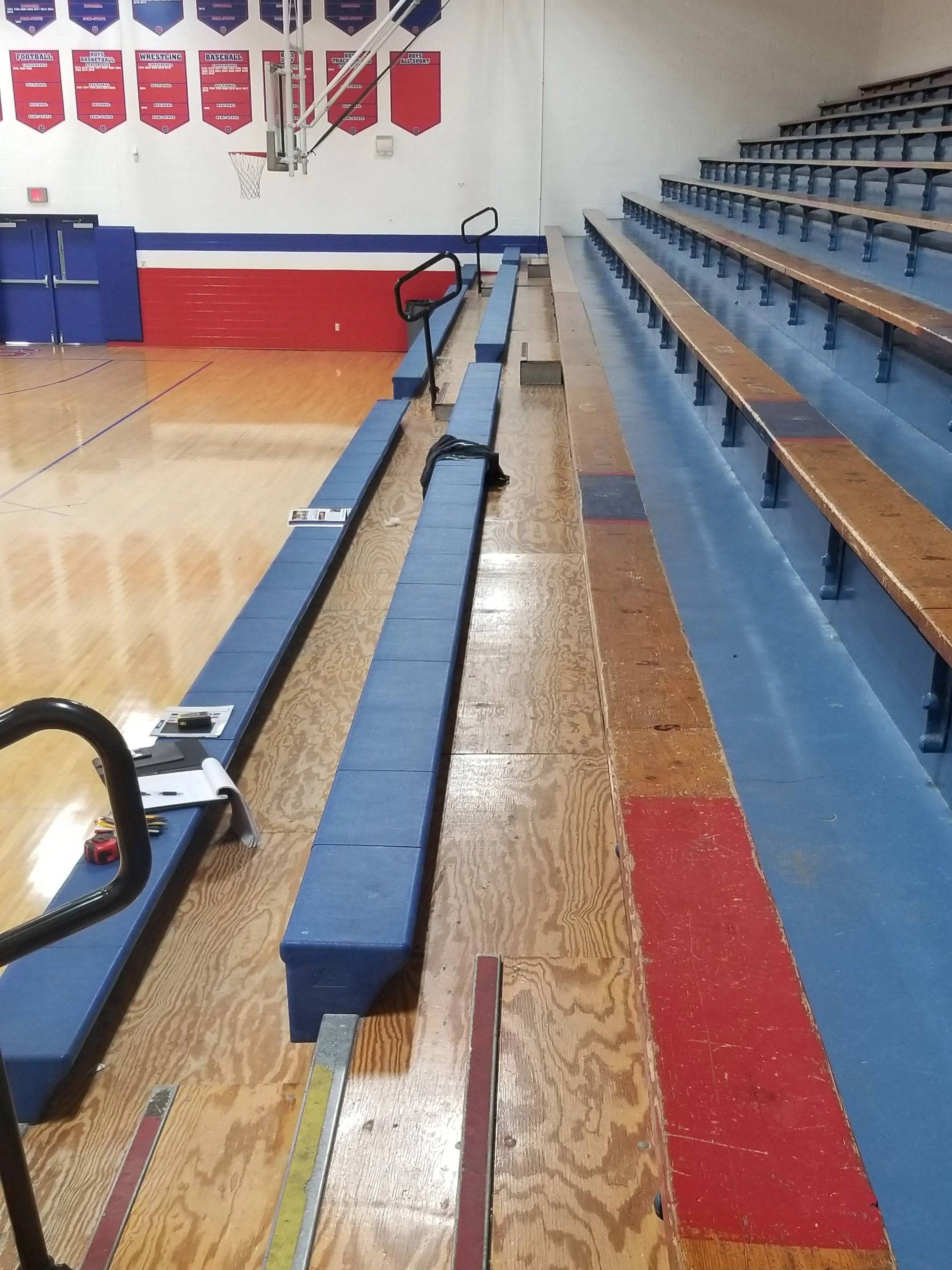 A New Modern Look for Union County High School's Gynmasium — Lee ...