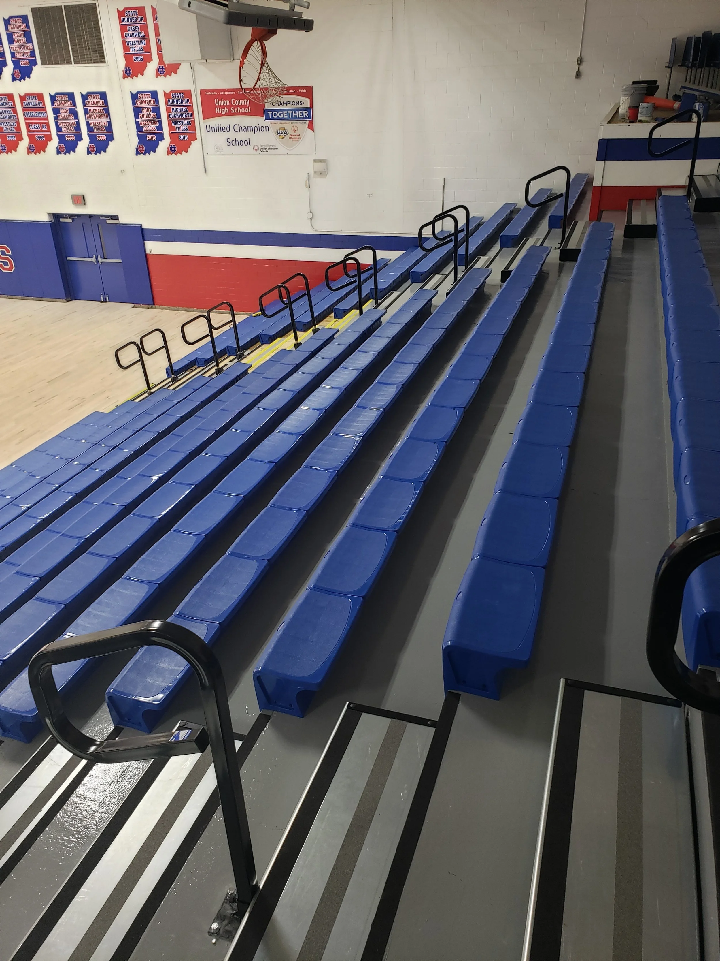 A New Modern Look for Union County High School's Gynmasium — Lee ...
