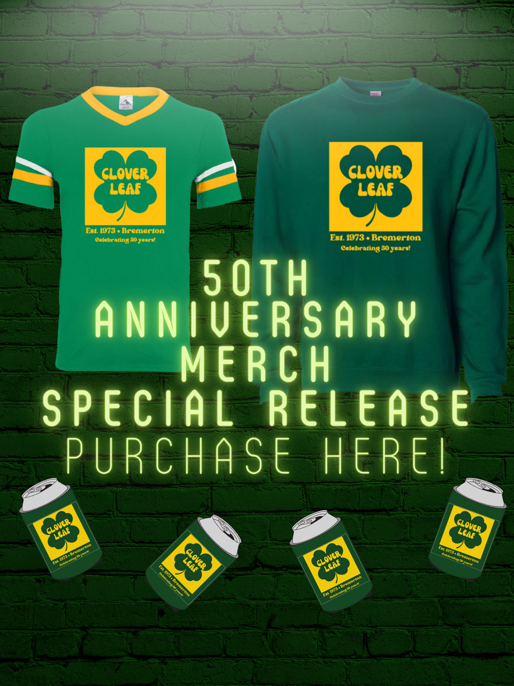 Merchandise — Cloverleaf Sports Bar & Grill