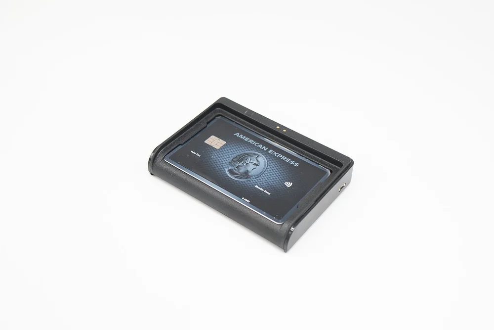 Biometric Card Dock Portable NFC charger — Tektos Ecosystems