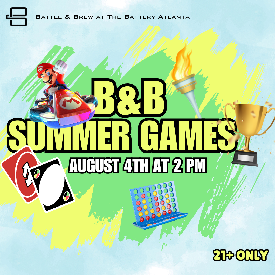 Battle & Brew | The Battery Atlanta Restaurant | Video Game Bar