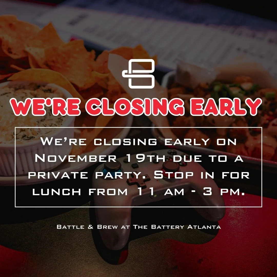 Battle & Brew | The Battery Atlanta Restaurant | Video Game Bar