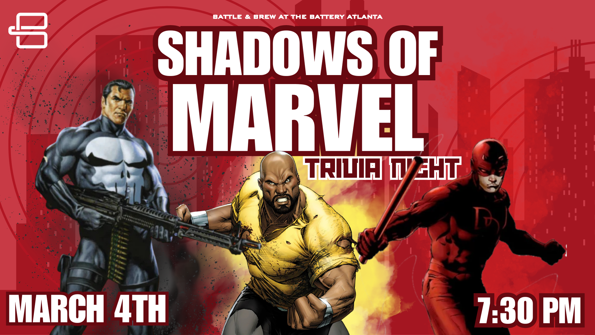 Geek Trivia: Shadows of Marvel Trivia Night — Battle & Brew | The ...