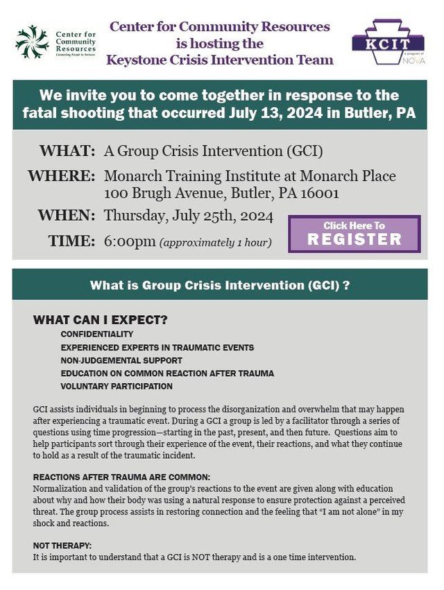 Butler SAP — Center for Community Resources