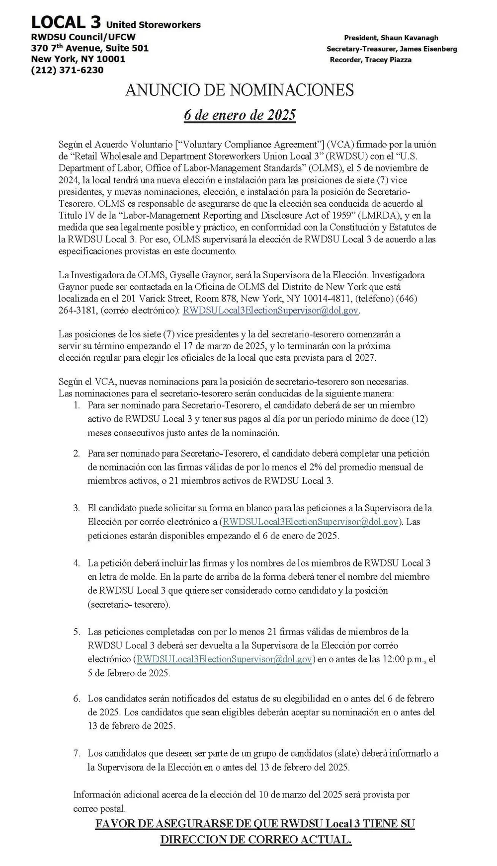 News & Updates — Local 3