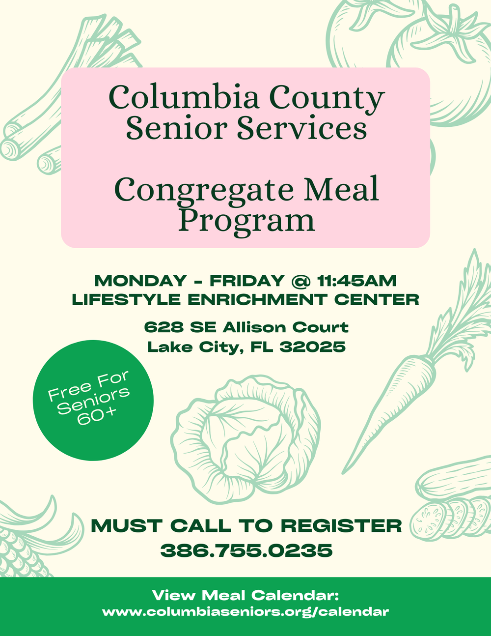 Services — Columbia County Senior Services