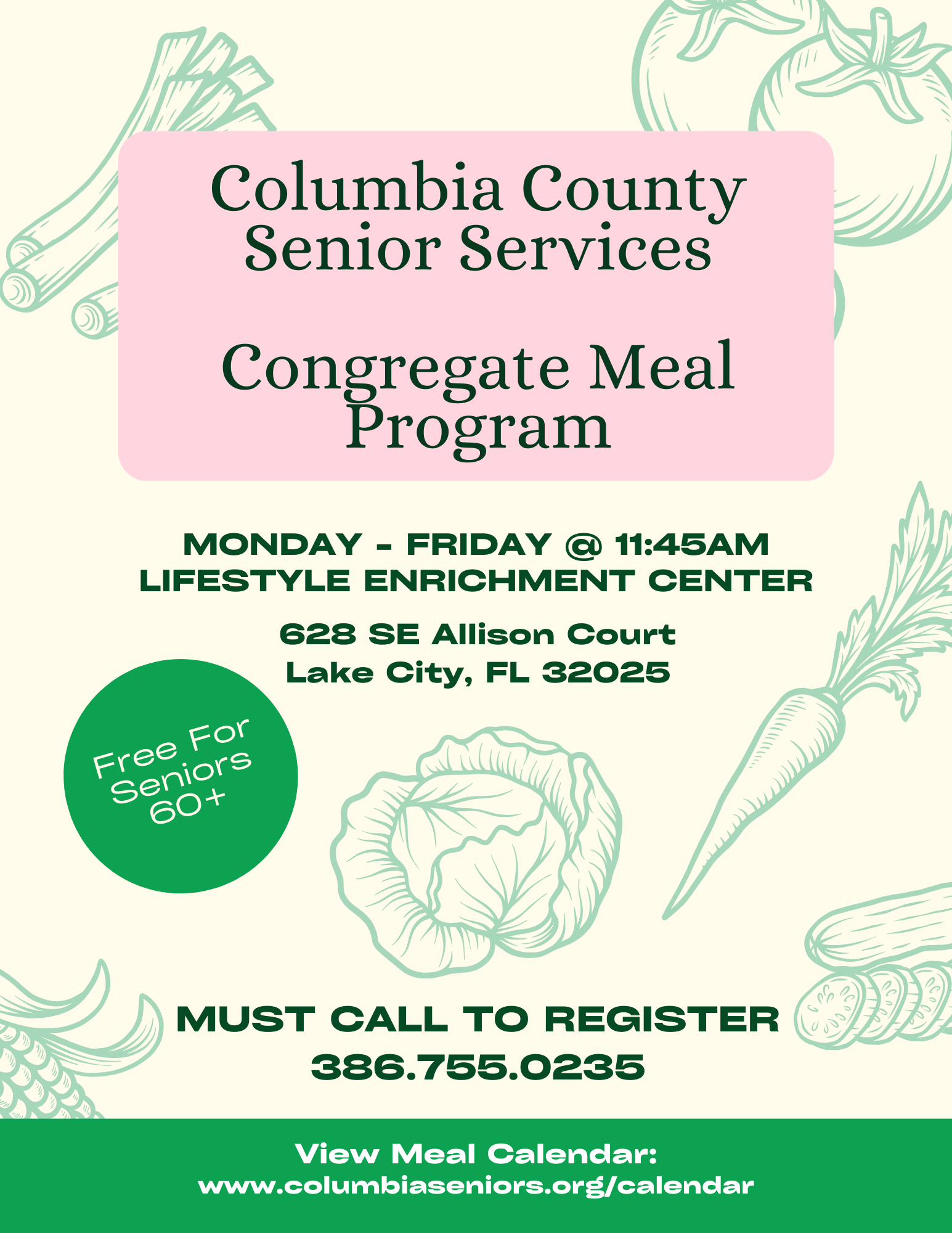 Services — Columbia County Senior Services