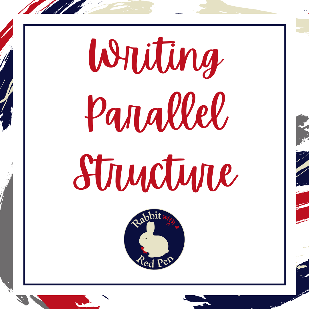 Resources on Grammar, Punctuation, and Style — Rabbit with a Red Pen