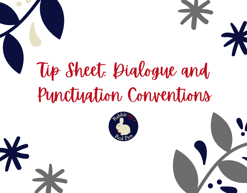 Writing Dialogue: Tags, Action Beats, and Punctuation Conventions ...