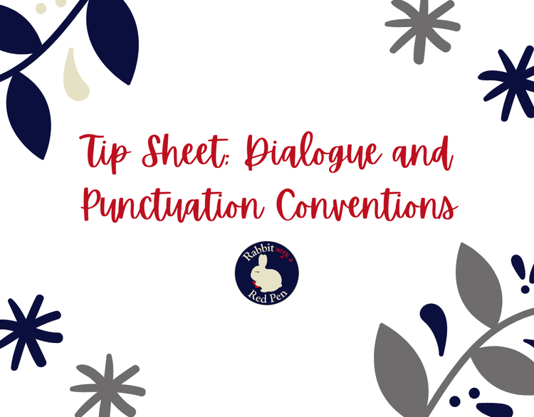 Writing Dialogue: Tags, Action Beats, and Punctuation Conventions ...