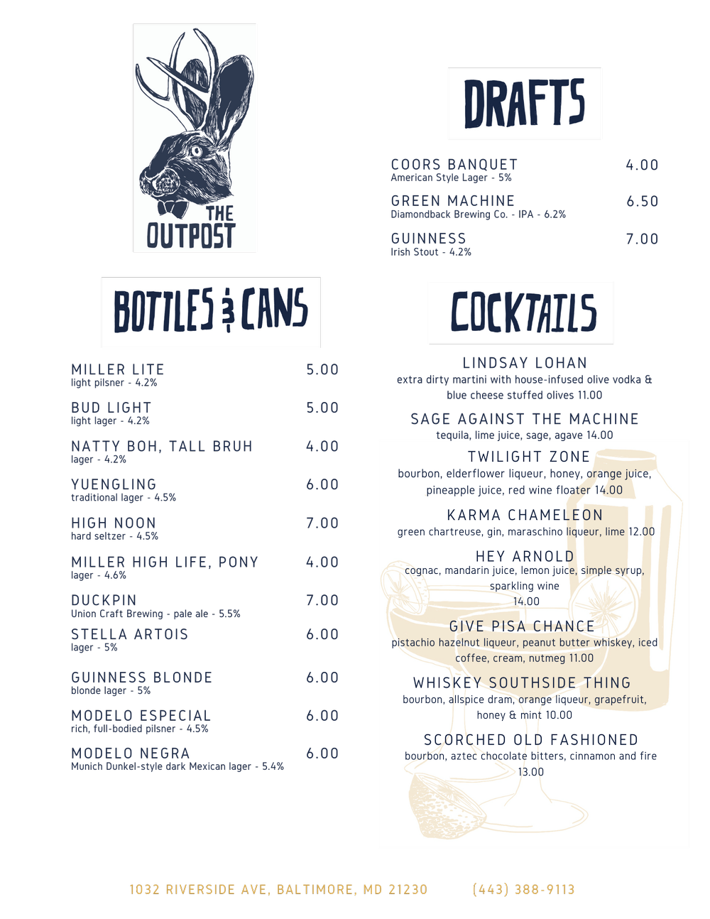 DRINK — The Outpost