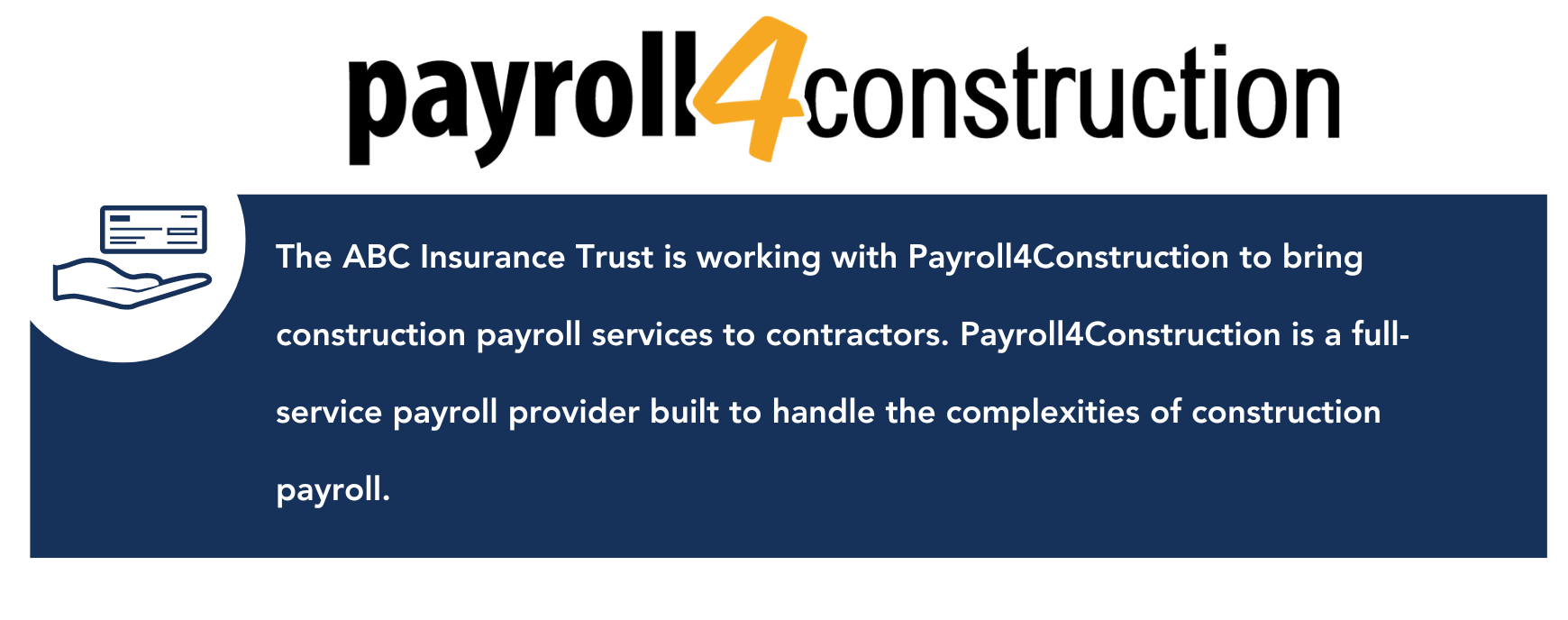 Payroll4Construction — ABC Insurance Trust
