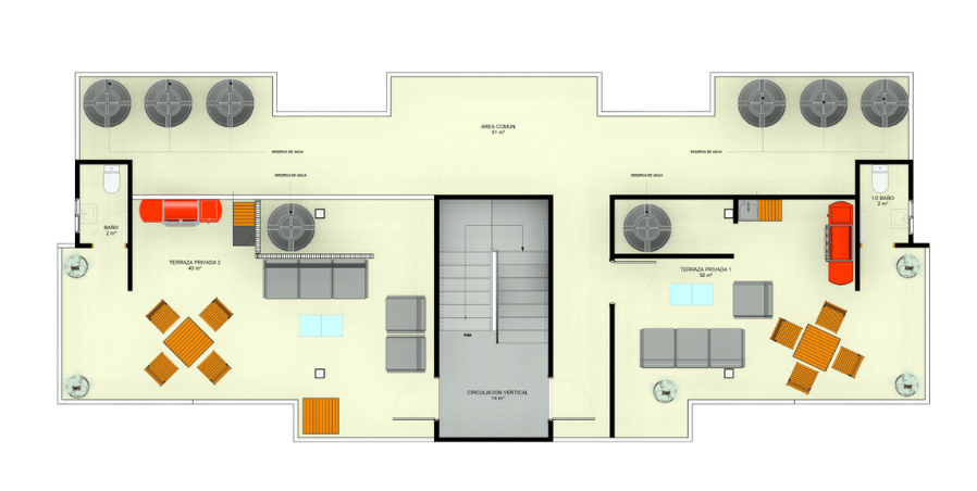 Tipo C — Palmas de Santo Domingo Norte