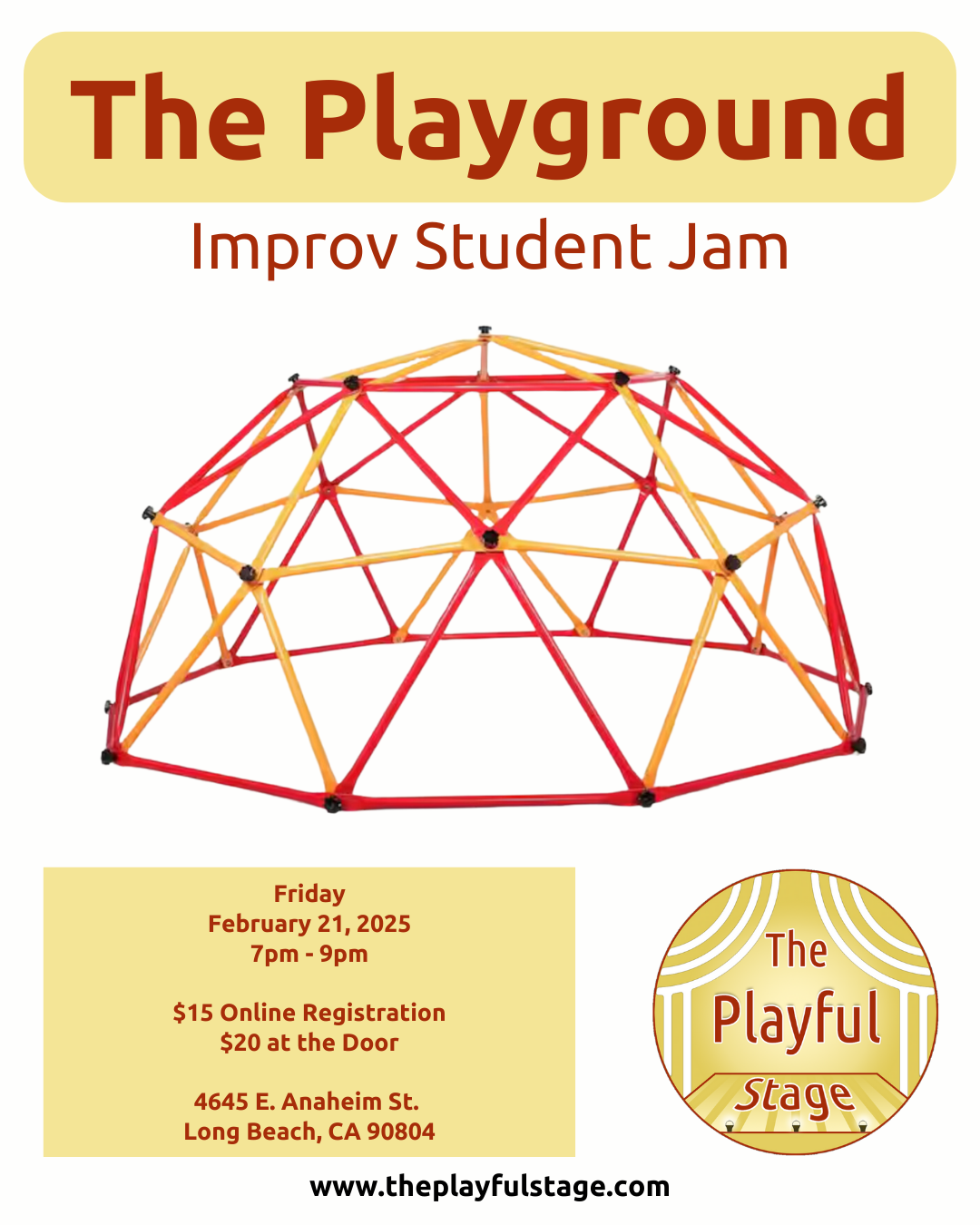 The Playground: Improv Jam — The Playful Stage