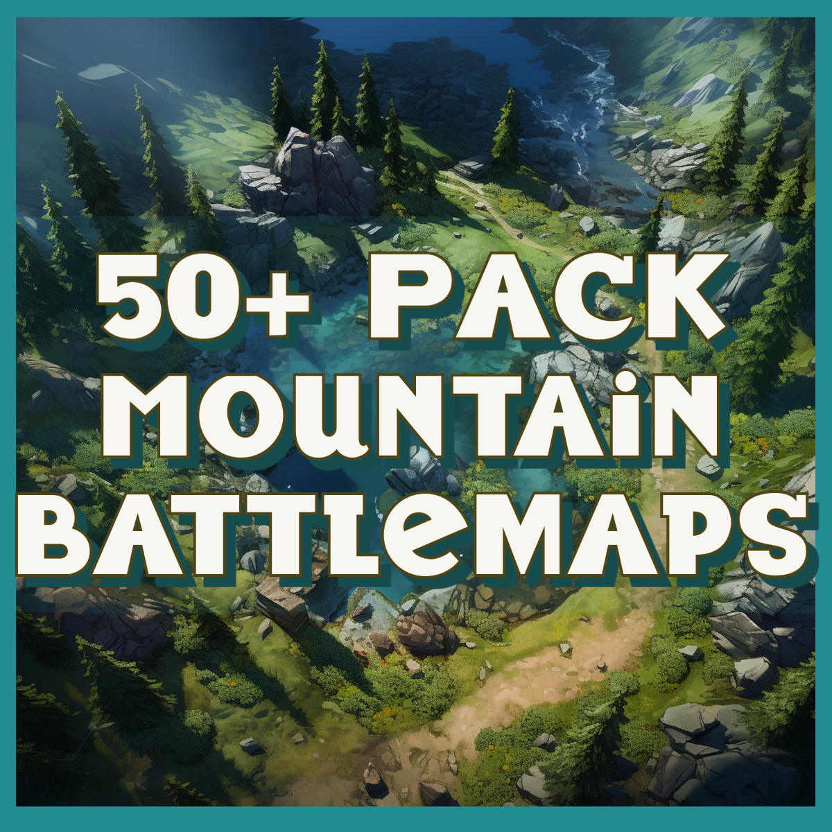 50+ D&D Mountain Battle Maps Pack - Scale the Heights of Adventure ...