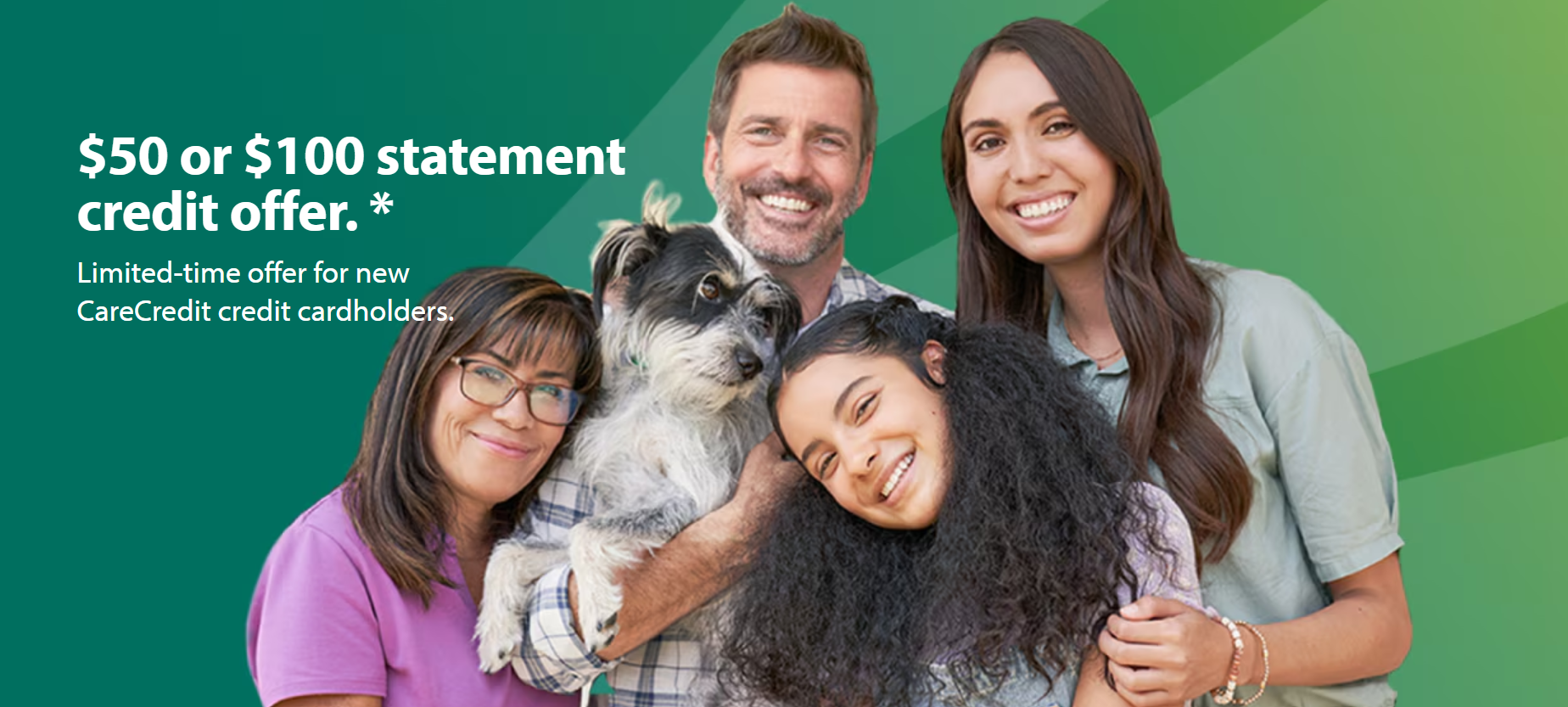 Limited Time CareCredit Offer - Get Up to $100 Statement Credit ...