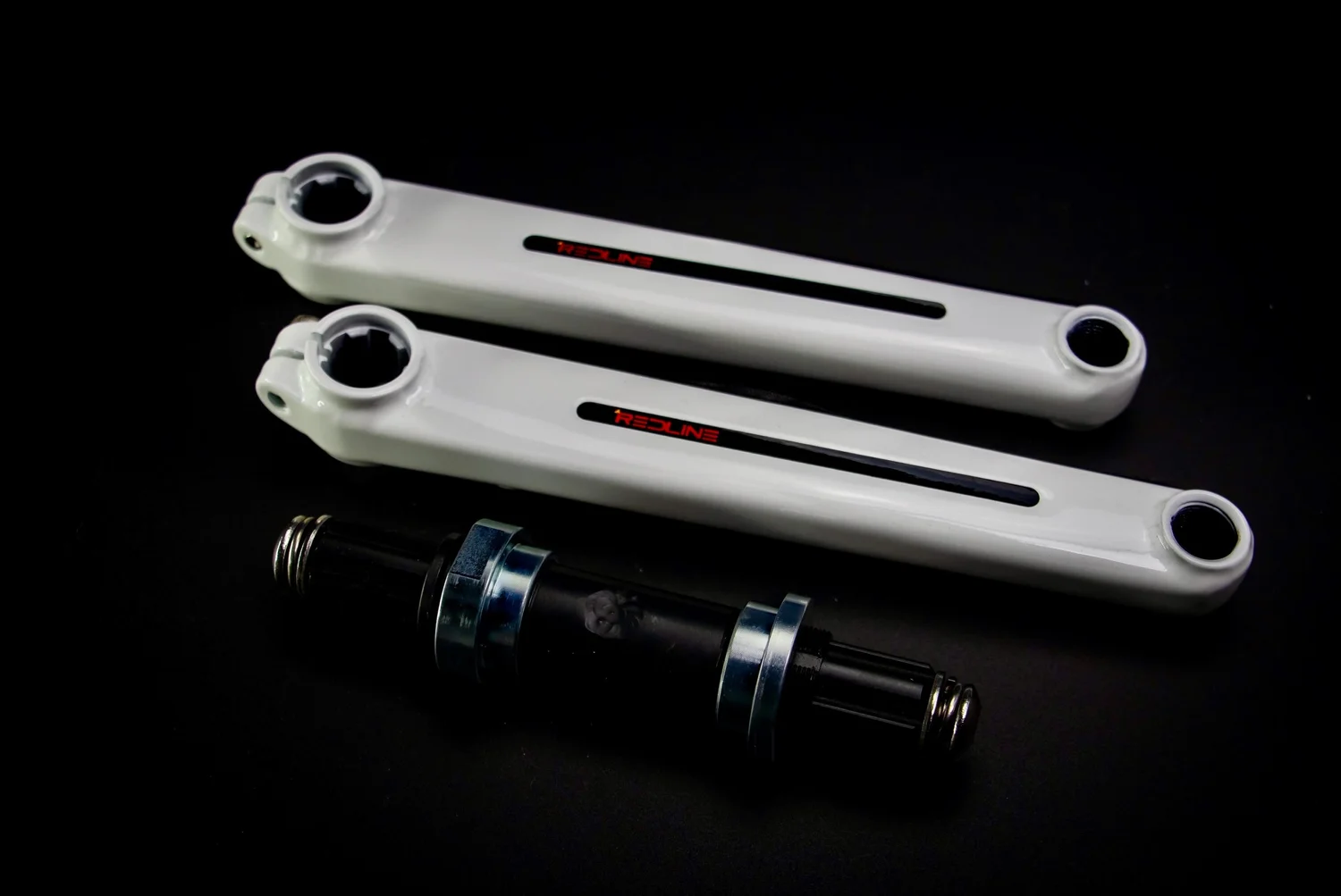 Authentic and Era correct Redline Flight Cranks, Techmatic bearing sets ...