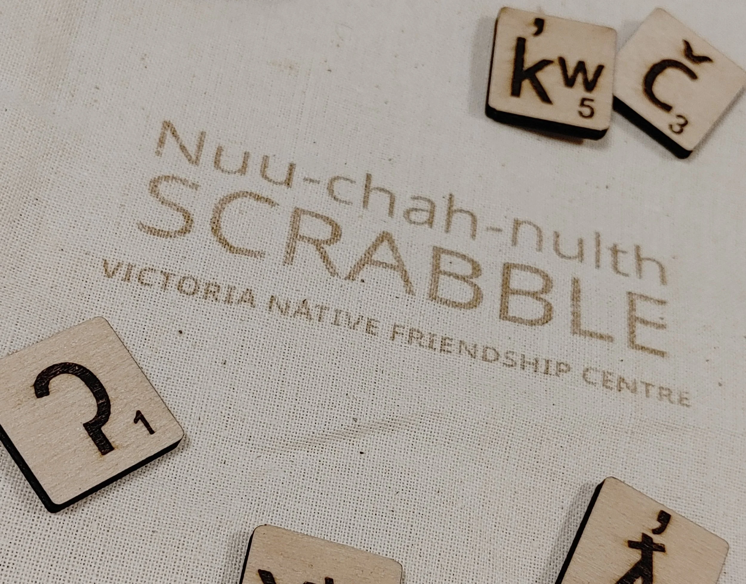 Indigenous Scrabble — Victoria Custom Laser