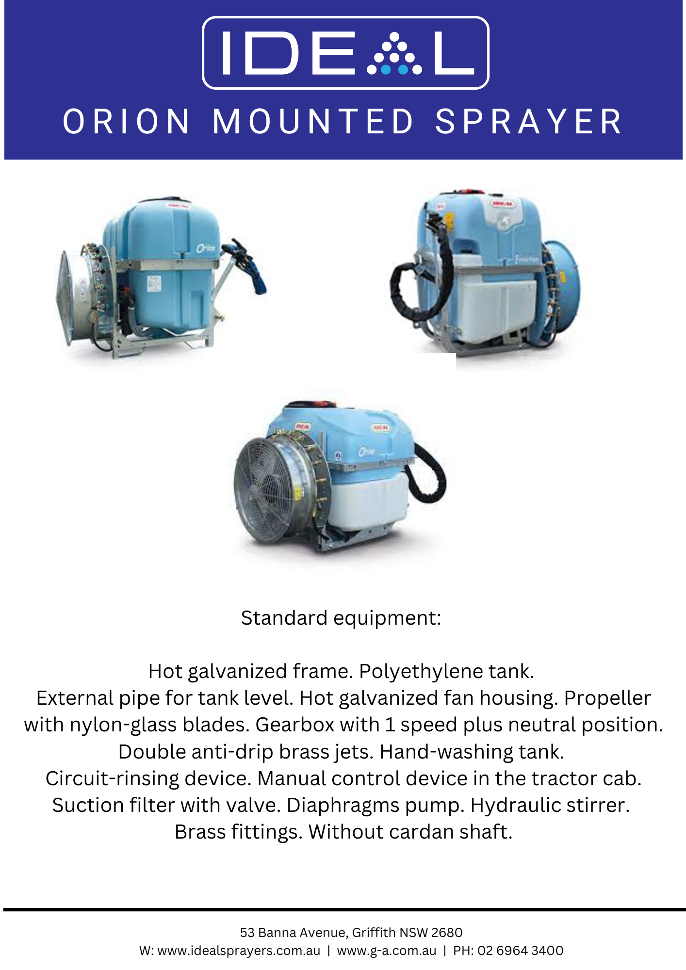 Orion — Ideal Sprayers