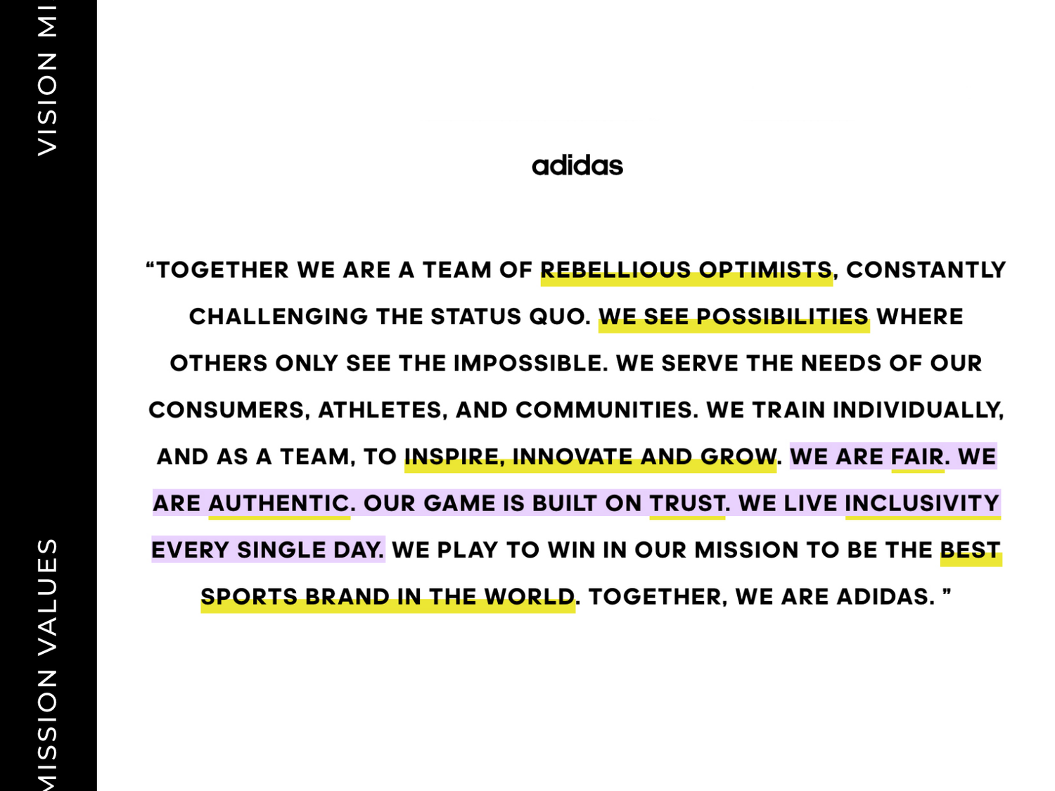 Vision, Mission & Values — Be Wild Agency