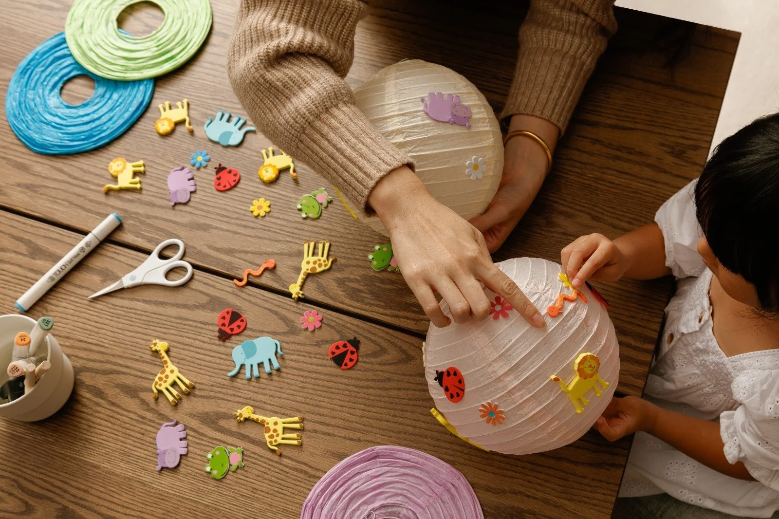 DIY Paper Lantern Kit with Stickers - Fast Shipping | Lantern Kingdom ...