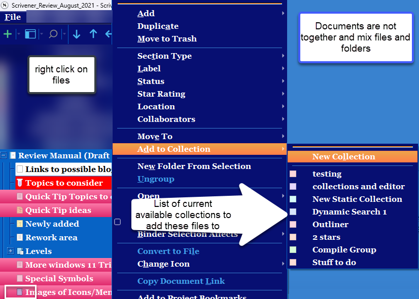 Using Collections — My Writing Journey