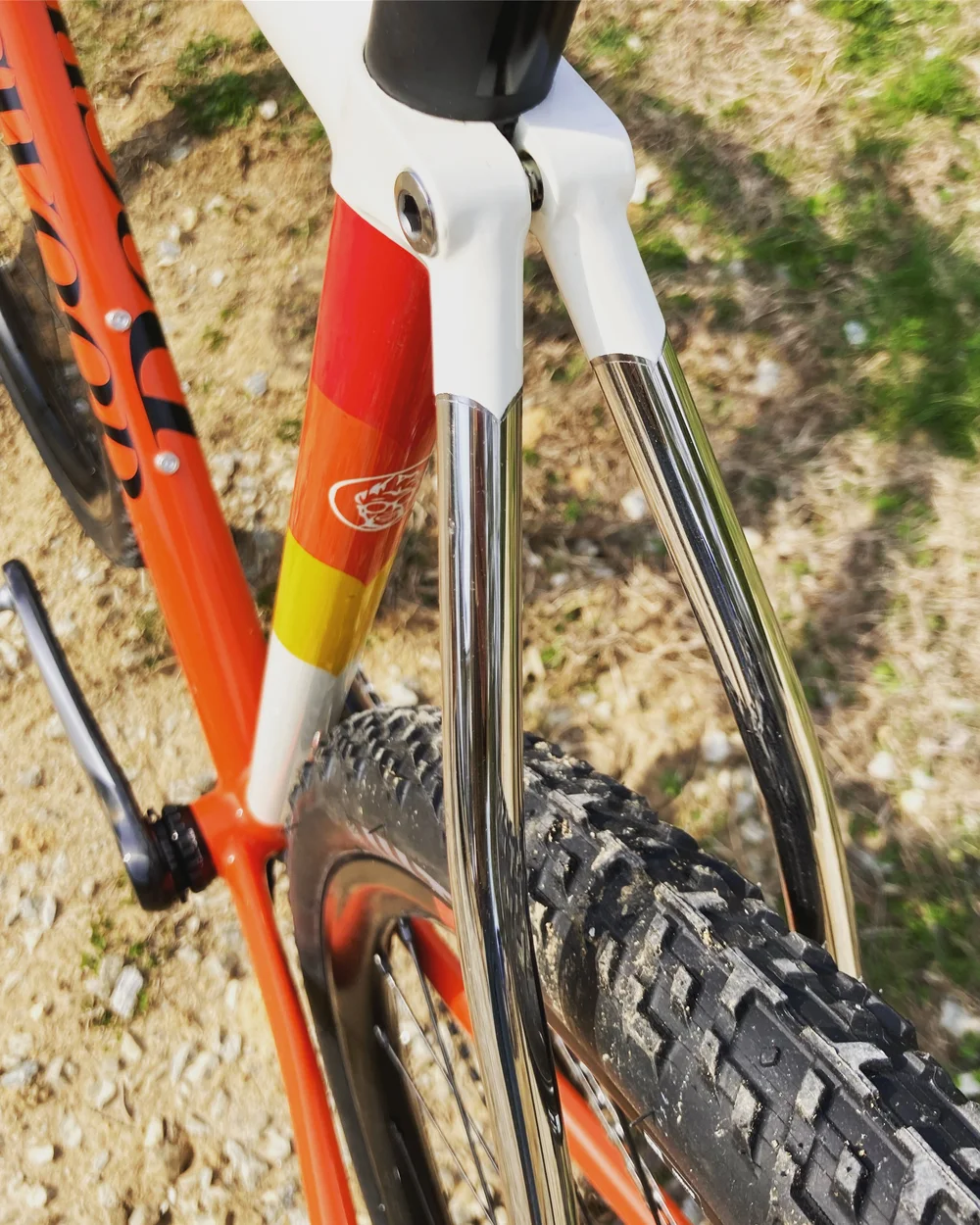 Polished Orange gravel — Dogwood Cycleworx