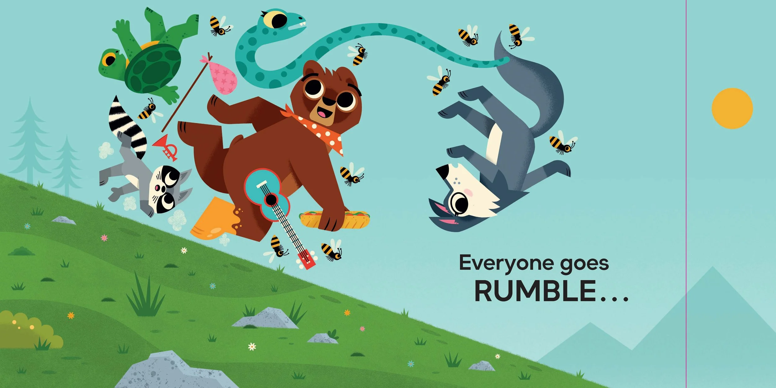 RUMBLE TUMBLE SPREADS — BEN NEWMAN STUDIO