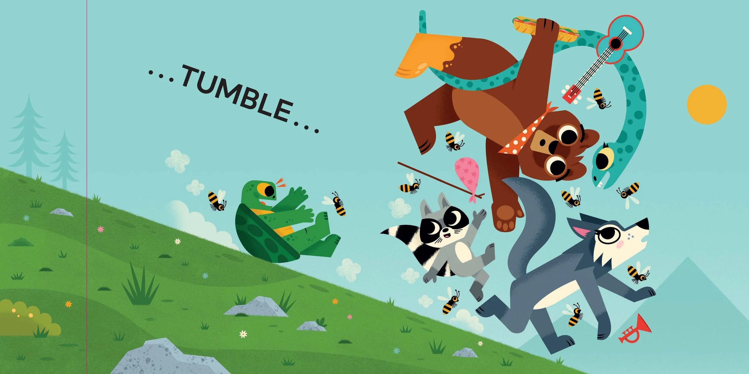 RUMBLE TUMBLE SPREADS — BEN NEWMAN STUDIO