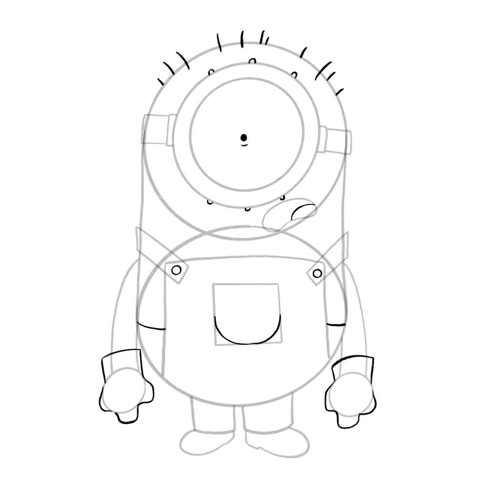 How to draw a Minion — DoofyDoodles