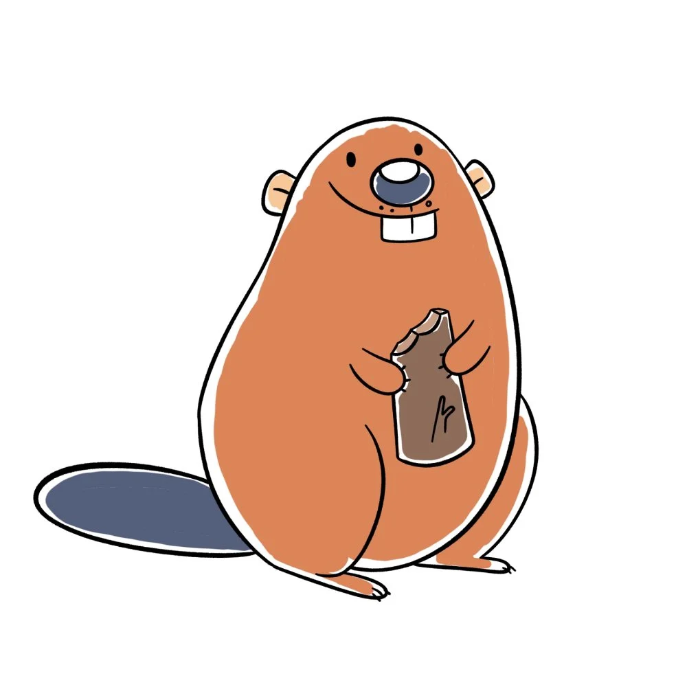 How to draw a Beaver — DoofyDoodles
