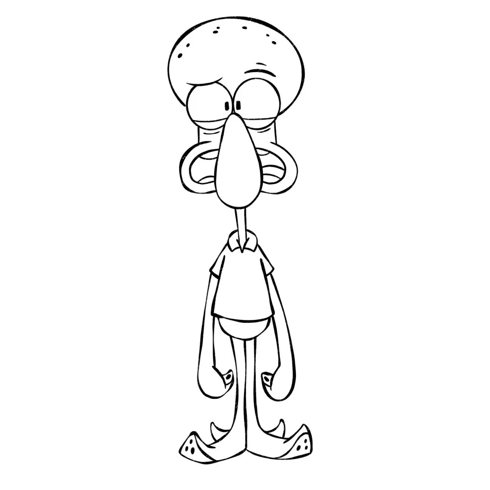 How to draw Squidwar:. An easy beginner drawing tutorial — DoofyDoodles