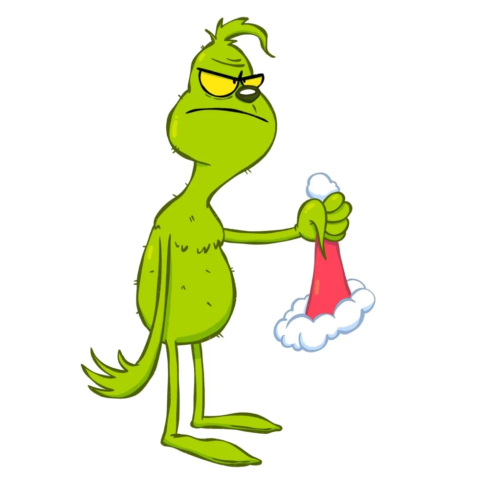 How to draw the Grinch step-by-step | Easy holiday drawing tutorial ...