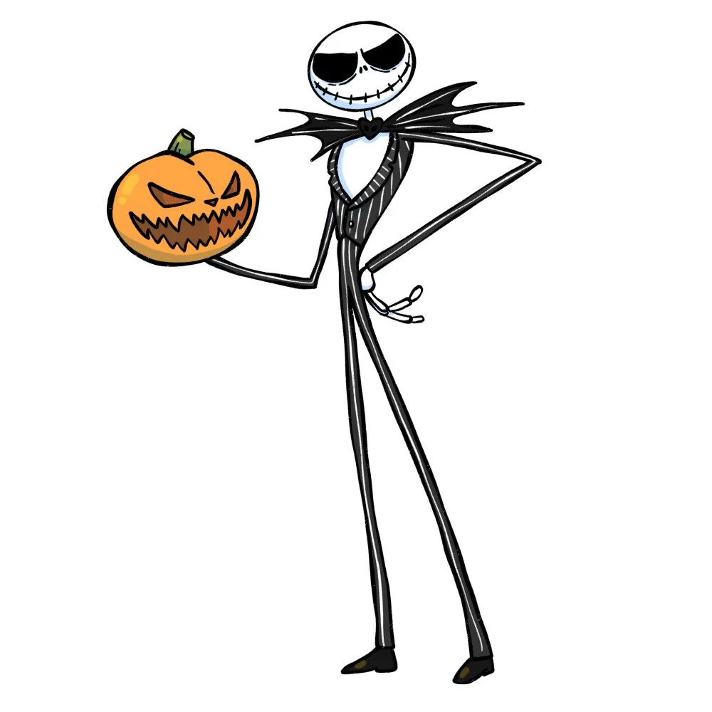 How to Draw Jack Skellington (Badly!) — DoofyDoodles