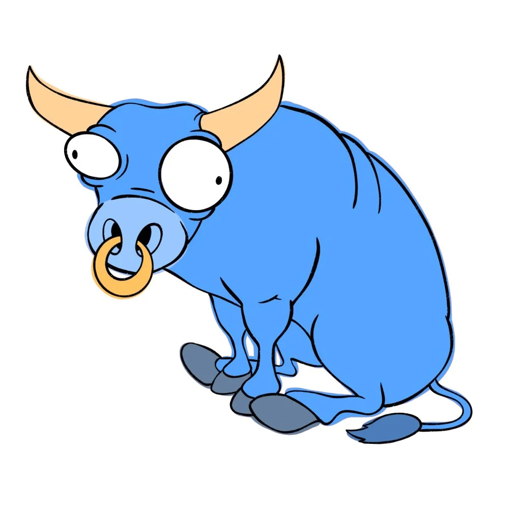 How to draw a Bull — DoofyDoodles
