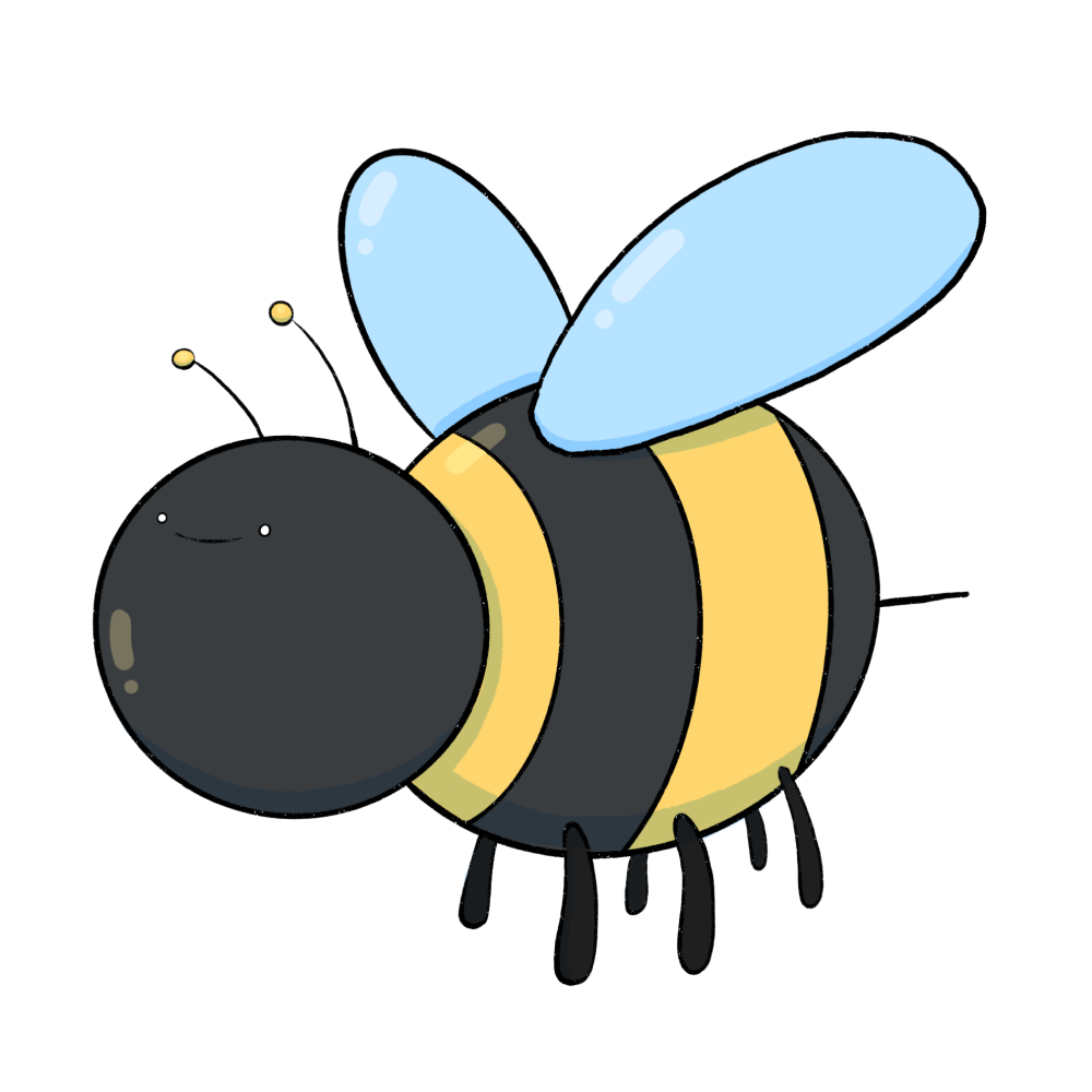How to draw a bumblebee — DoofyDoodles