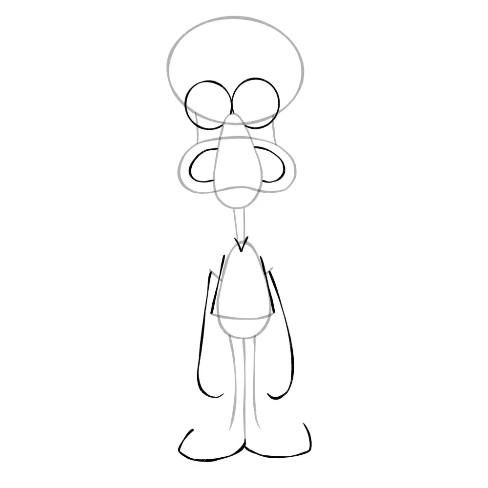 How to draw Squidwar:. An easy beginner drawing tutorial — DoofyDoodles