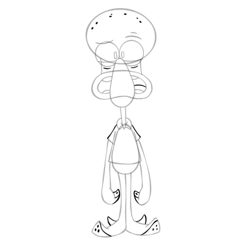 How to draw Squidwar:. An easy beginner drawing tutorial — DoofyDoodles