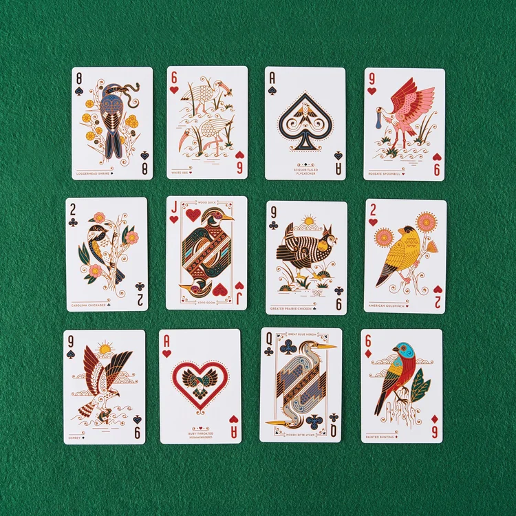 Bird Playing Cards — Erikas Design & Illustration