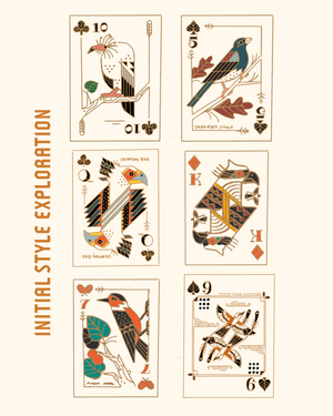 Bird Playing Cards — Erikas Design & Illustration