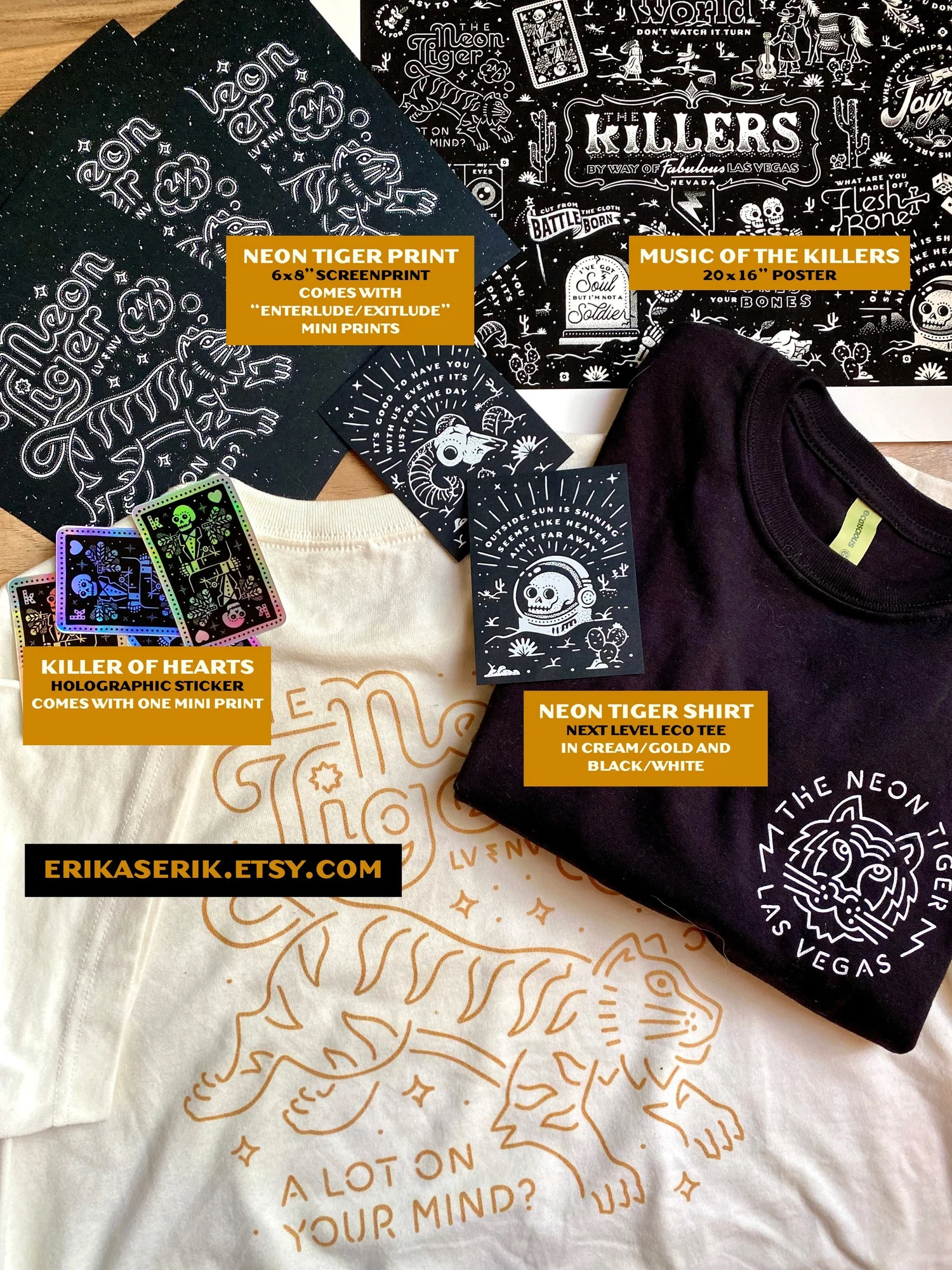 The Music of The Killers — Erikas Design & Illustration